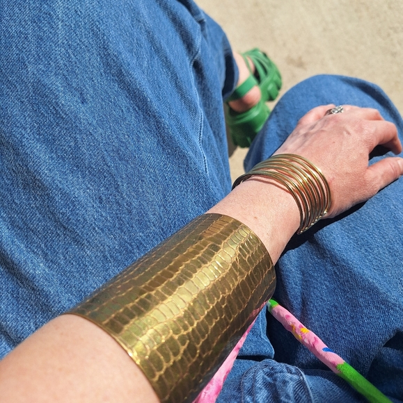 Vintage | Jewelry | Vintage Statement Animal Print Gold Metal Amulet ...